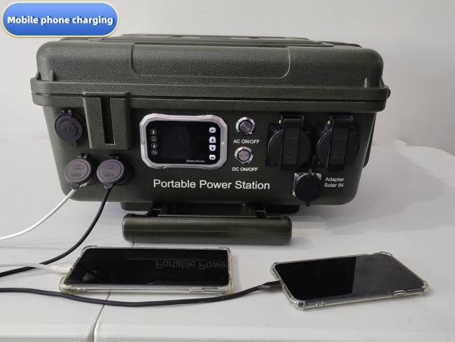 Factory Price, Solar Panel USB and Car Rechargeable, 3000W Portable Power Station for Home and Camping