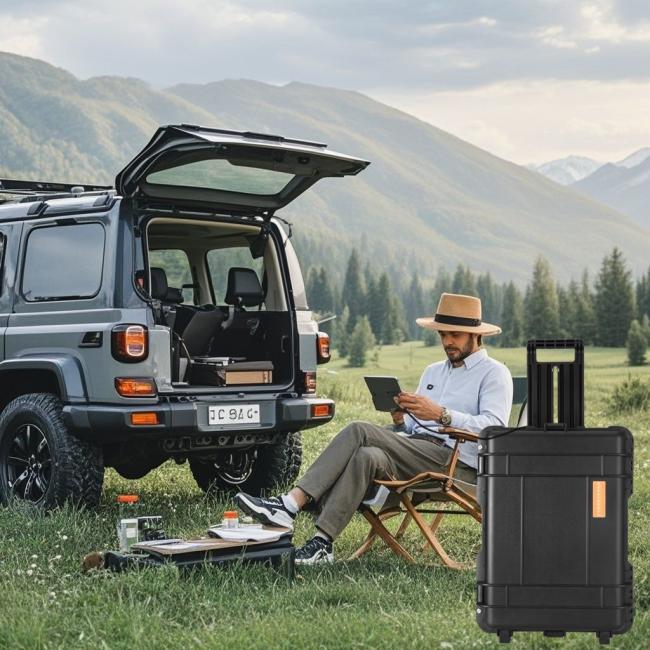 3000wh 3000W Pure Sine Wave Outdoor Portable Generator Camping Battery Solar Power Station