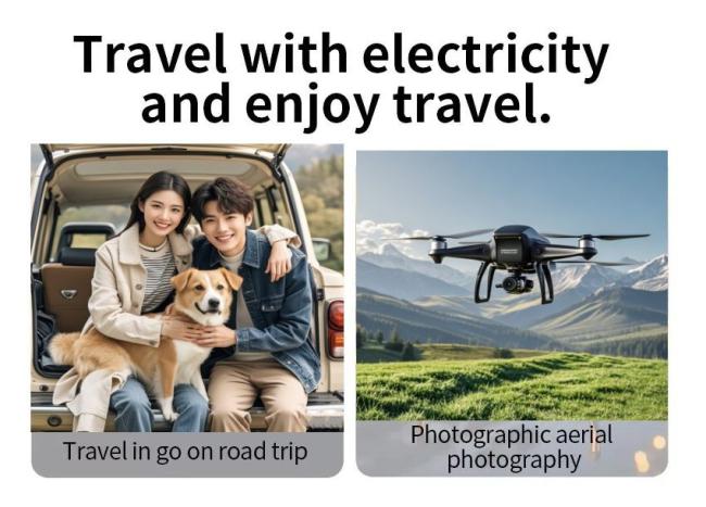 Emergency Household Power System LiFePO4 Lithium Battery 3000W 2400W 5000W Indoor and Outdoor Solar Generator Portable Power Station