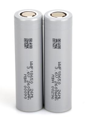 China 2600mAh Li-Ionen-Zylinder-Wiederaufladbare Batterie 18650 Li-Ionen Niedertemperatur zu verkaufen