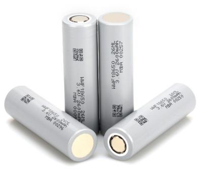 China 2600mAh Li-Ionen-Zylinder-Wiederaufladbare Batterie 18650 Li-Ionen Niedertemperatur zu verkaufen