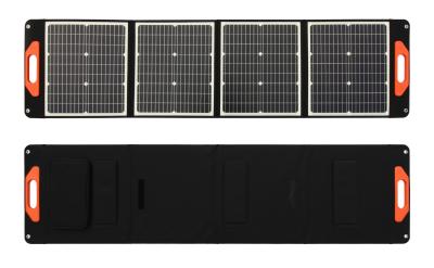 China Painel solar de silício monocristalino 100W 200W Células fotovoltaicas Módulo Painel solar dobrável portátil à venda