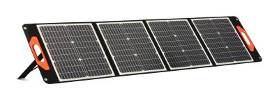 China Painel solar de silício monocristalino 100W 200W Células fotovoltaicas Módulo Painel solar dobrável portátil à venda