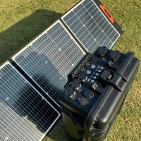 China Portable Folding Solar Panel 19V 5.3A 100w Foldable Solar Panel for sale