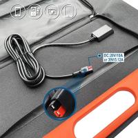 China Custom 200W Black Portable Waterproof Flexible Foldable Solar Panels for Camping for sale