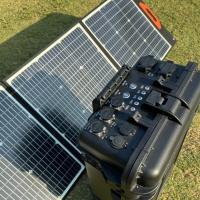 China Custom 200W Black Portable Waterproof Flexible Foldable Solar Panels for Camping for sale