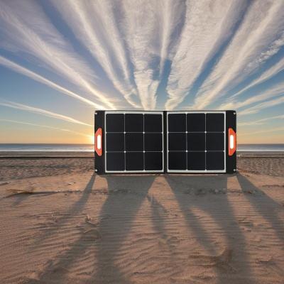Cina 22.8% efficienza di conversione pannello solare pieghevole e impermeabile per cellulare laptop in vendita