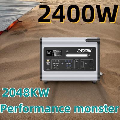 Cina Fornitore di energia portatile 2048wh 2000W Stazione solare richiesta personalizzata e campioni in vendita