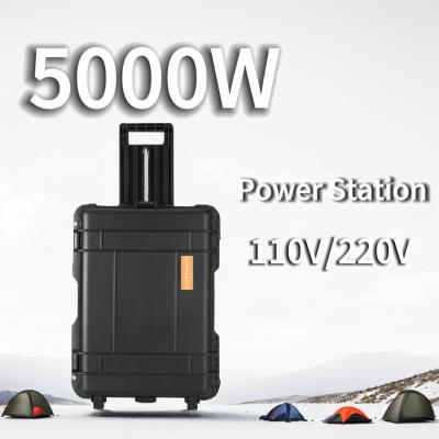 Cina 15A Max AC corrente di uscita centrale solare portatile 5000W per casa e campeggio in vendita