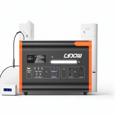 China Alemanha 2000W 2048wh AC-DC Output Plug Electric Mobile Portátil Lithium Power Station Gerador Solar à venda