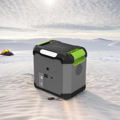 Cina Caricabatterie solari mobili elettriche da 1500W per emergenza e soluzione di centrale elettrica portatile in vendita