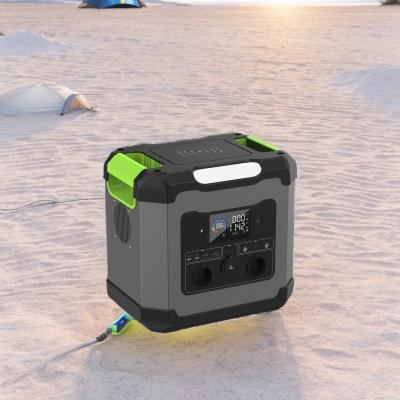 Cina Caricabatterie solari mobili elettriche da 1500W per emergenza e soluzione di centrale elettrica portatile in vendita