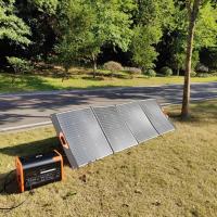 China 300W Foldable Camping Solar Panels Monocrystalline Cell Small Home System for sale
