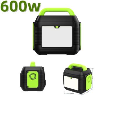 Cina Centrale elettrica portatile 2024 Mini generatore solare caldo da 600 W con capacità nominale di 576 Wh in vendita