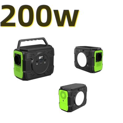 Cina 200W pannello solare centrale elettrica di emergenza 48000mAh capacità della batteria e 182*102*144mm Dimensione in vendita