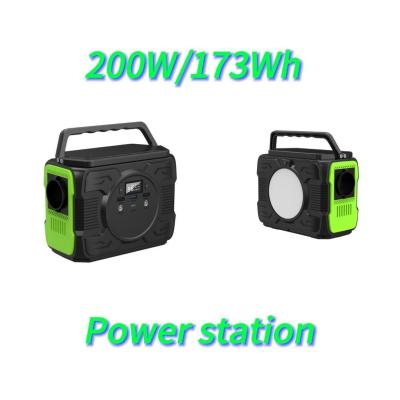 Cina Uscita di corrente alternata di onda modificata 200W Immagazzinamento di energia Stazione elettrica di emergenza per esterni mobili in vendita