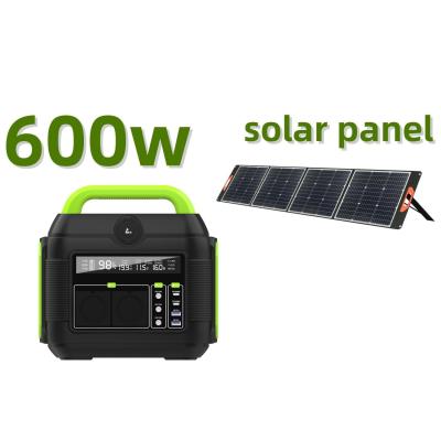 Cina Centrale elettrica portatile di grande capacità Generatore solare 600W per viaggi senza preoccupazioni in vendita