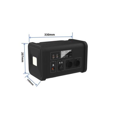 Cina 700W/537.6wh Centrale elettrica portatile per campeggio e fonte di alimentazione leggera in vendita