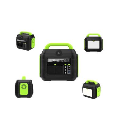 China Draagbare mobiele generator van 600 W met een AC-aansluiting en een LCD-scherm Te koop