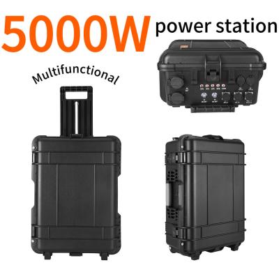 China Capacidade nominal 4800wh Banco de energia do gerador solar de acampamento para emergência e ao ar livre à venda