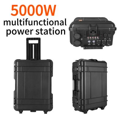 China 50000W Sem ruído 4800wh Bateria de íons de lítio Gerador solar para alimentação de emergência à venda