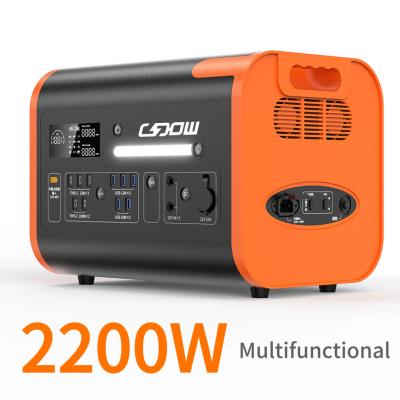 Cina Stazione di alimentazione portatile a 120V personalizzata 2000W AC Pure Sine Wave in vendita
