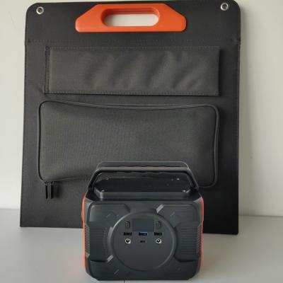 China Luz LED de 4W e saída de corrente alternada de onda modificada em gerador solar portátil de 200W à venda