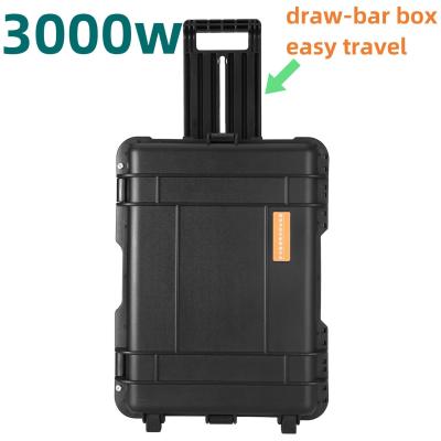 Cina 6000W LiFePO4 Batteria Potenza massima 4000W 7000W Stazione elettrica mobile per campeggio all'aperto in vendita