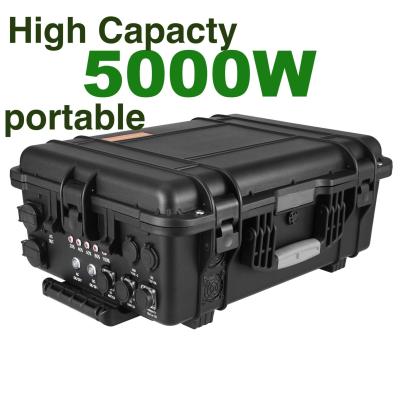 Cina AC Pure Sine Wave 5000W LiFePO4 Centrale solare per emergenze auto personalizzata in vendita