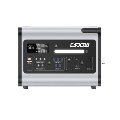 Cina Stazione di energia solare 220V uscita corrente alternata alimentazione portatile nero uscita frequenza 50/60Hz in vendita