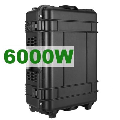 Cina 6000W Portatile Power Bank esterno ST-60 Generatore solare Stazione elettrica per esterno in vendita