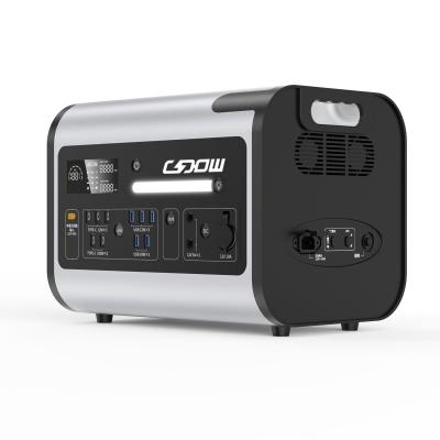 China Draagbare zonne-energiecentrale van 2200 W met LiFePO4-batterij en auto-oplader met uitgang 12V/10A Te koop