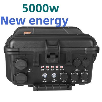 中国 8000Wピークパワー LiFePO4 リチウム電池 屋外キャンプ用の携帯発電所 販売のため