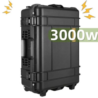 中国 オールソケットタイプ 3000W LiFePO4 バッテリー 携帯電源 ピーク電源 6000W 販売のため