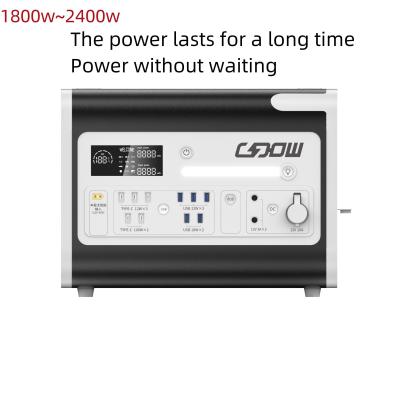 中国 LiFePO4 太陽光移動発電所発電機 2200W 屋外および家庭用エネルギーシステム 販売のため