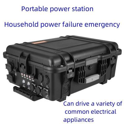 中国 CE.Un38.3 認証された 3000W LiFePO4 室外ポータブル発電所 USB/Cタイプ 18W 最大 販売のため