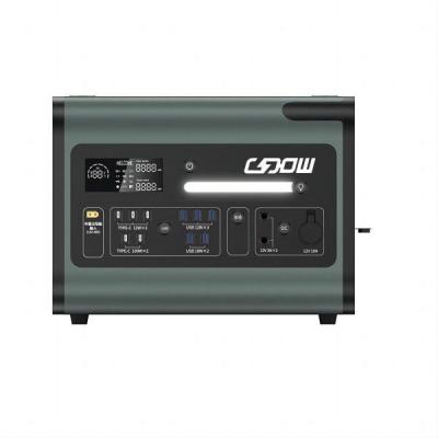 中国 AC/DCとワイヤレス充電可能 携帯太陽光発電所 2200W 販売のため