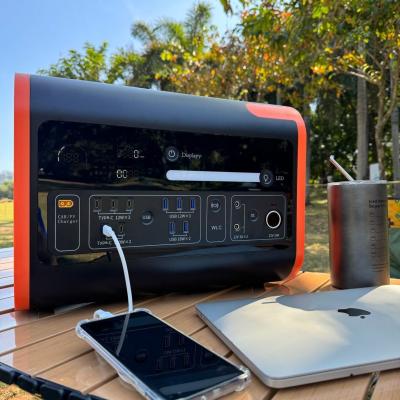 Cina Stazione elettrica a batteria LiFePO4 con ricarica wireless e uscita AC in vendita