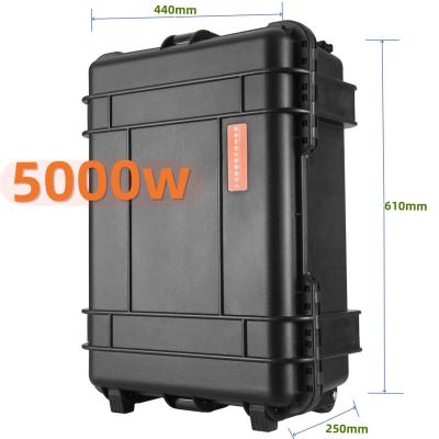 China 5000W nood lithiumbatterij-omvormer-groepoplader met USB-opladen zonnestelsel Te koop