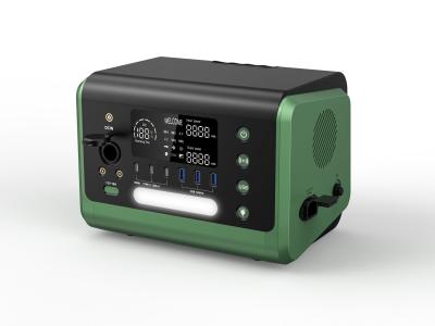 China 600W zonnecentrale Draagbare hoogvermogen wisselstroomvoorziening met 12W*3 USB-uitgang en HT06 Te koop