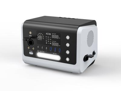 China BMS beschermd 600W zonne-systeem mobiele energie batterij generator draagbare energiecentrale Te koop