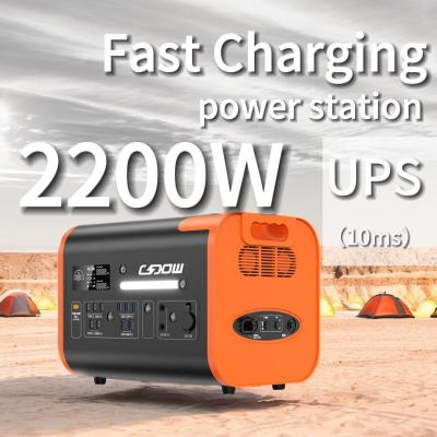 Cina Caricabatterie portatili 2000W Carica auto Stazione elettrica portatile per laptop e campeggio in vendita