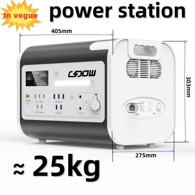 Cina Stazione elettrica portatile LiFePO4 ad alta potenza di 2200W per soluzioni principali e solari in vendita