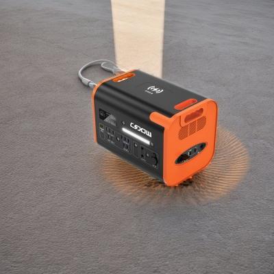 China LiFePO4 accu type 220V Uitgang Draagbare elektriciteitscentrale voor picknicken en noodgevallen Te koop