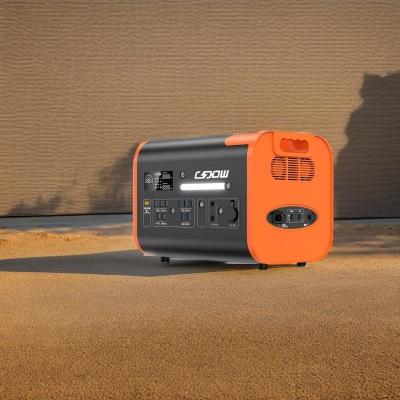 China LiFePO4 accu type 220V Uitgang Draagbare elektriciteitscentrale voor picknicken en noodgevallen Te koop