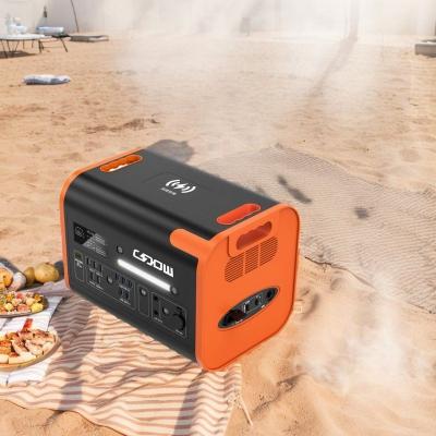 China LiFePO4 accu type 220V Uitgang Draagbare elektriciteitscentrale voor picknicken en noodgevallen Te koop