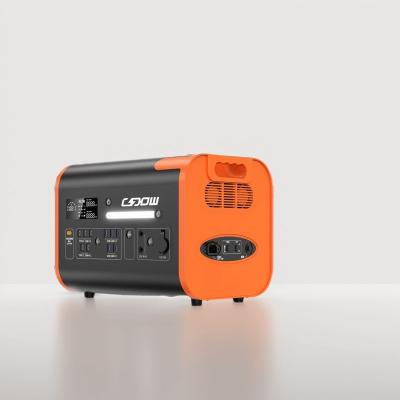 Cina Centrale elettrica portatile ad alta potenza con batteria LiFePO4 e doppia ricarica rapida 2200W in vendita