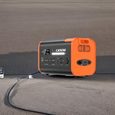 Cina Grado di ignifugio UL94V Centrale elettrica portatile di energia solare mobile Nero con arancione in vendita