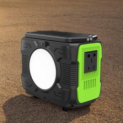 China Capacidade da bateria de 48000mAh Sistema de geração de eletricidade solar de 200W com saída AC/DC à venda
