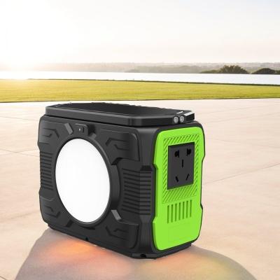 China Capacidade da bateria de 48000mAh Sistema de geração de eletricidade solar de 200W com saída AC/DC à venda